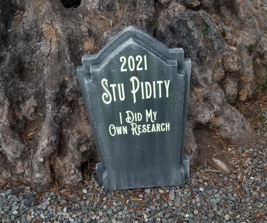 Halloween Handmade 2021 Stu Pidity I Did My Own Research Custom ... Halloween Handmade 2021 Stu Pidity I Did My Own Research Custom ...