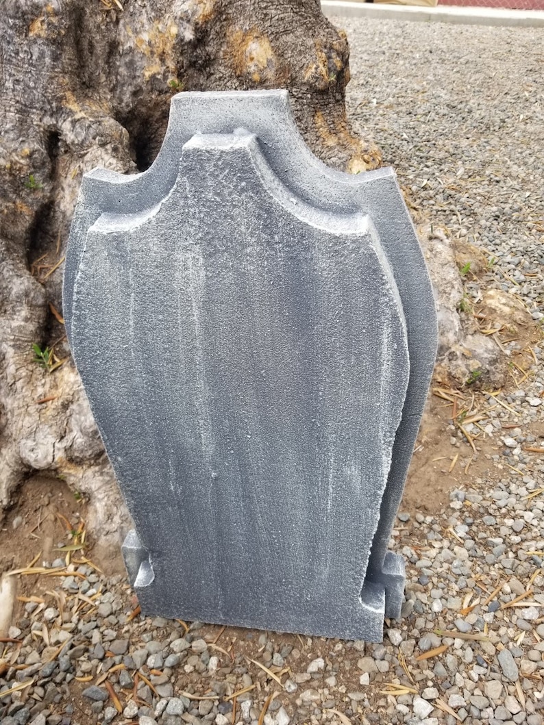 Custom Halloween Tombstone: LED Illuminated Gravestone, Trick or Treat ...