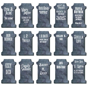Custom Realistic Tombstone or Gravestone With Shape and Epitaph of Your ...