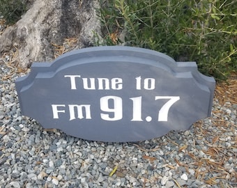 Radio Tune in Sign - Etsy