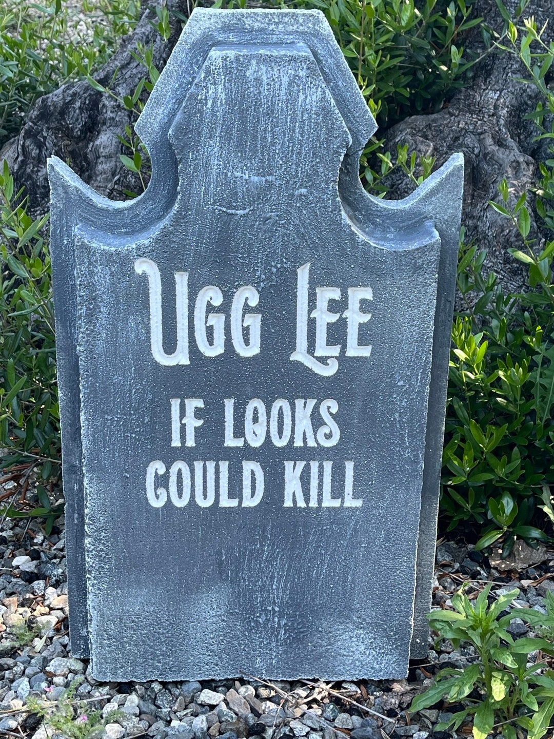 Custom Halloween Tombstone: LED Illuminated Gravestone, Personalized ...
