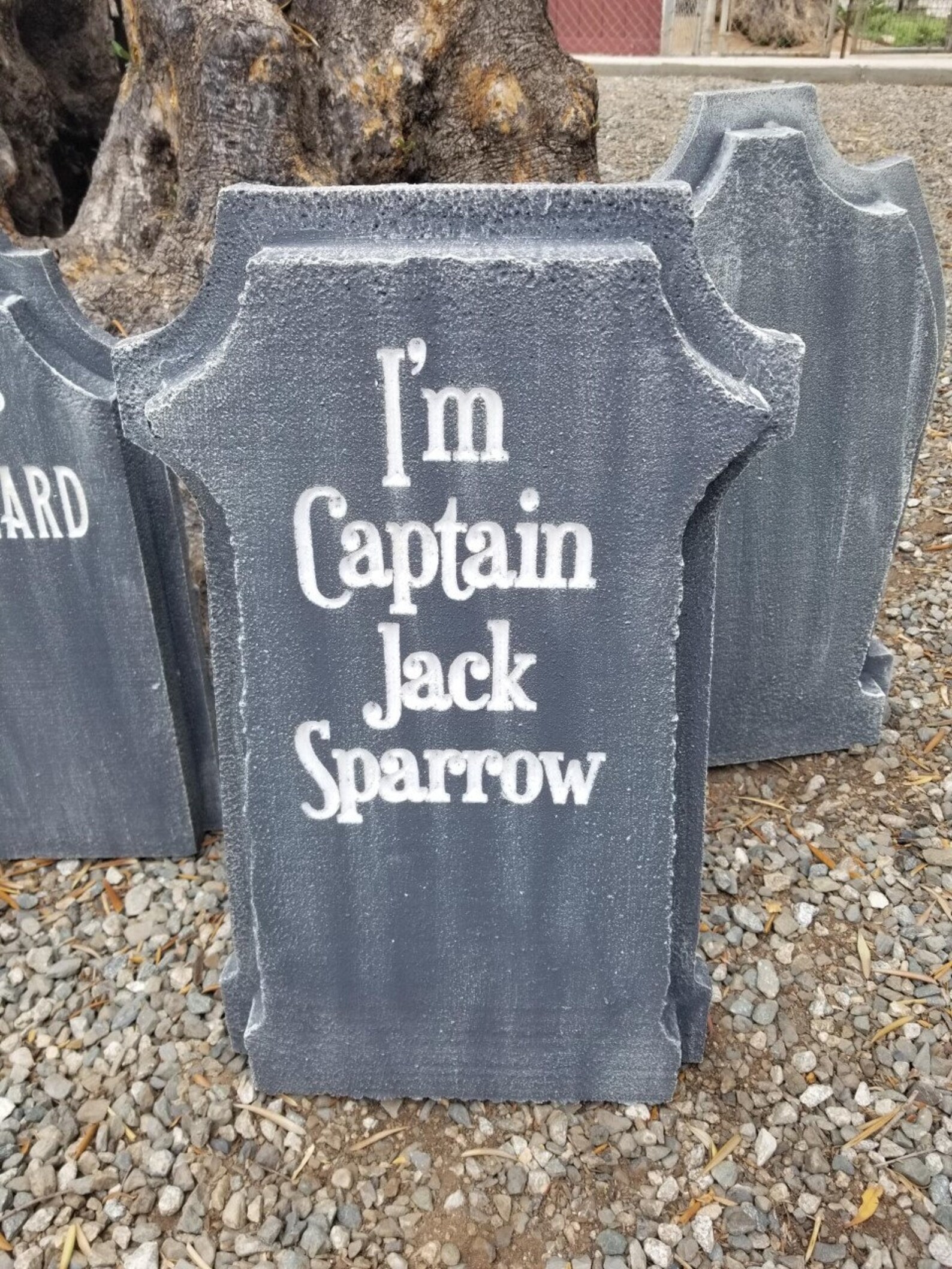 G Here Lies Blackbeard Custom Gravestone Tombstone. - Etsy