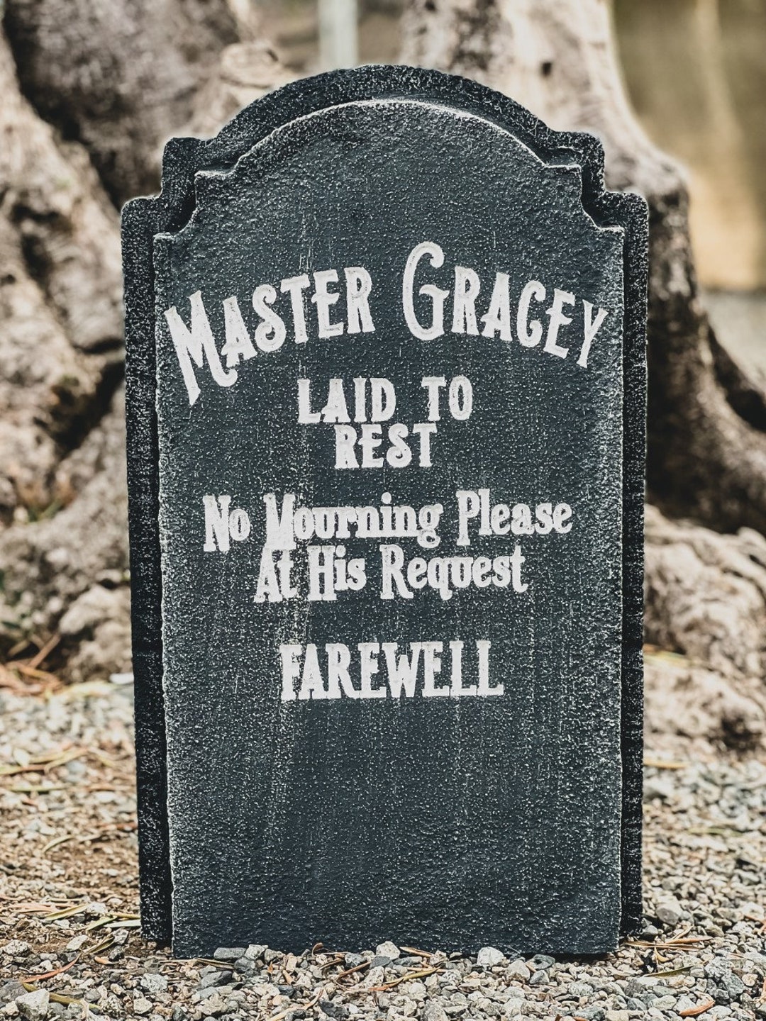 Master Gracey Halloween Gravestone Tombstone. LED Illuminated. - Etsy UK