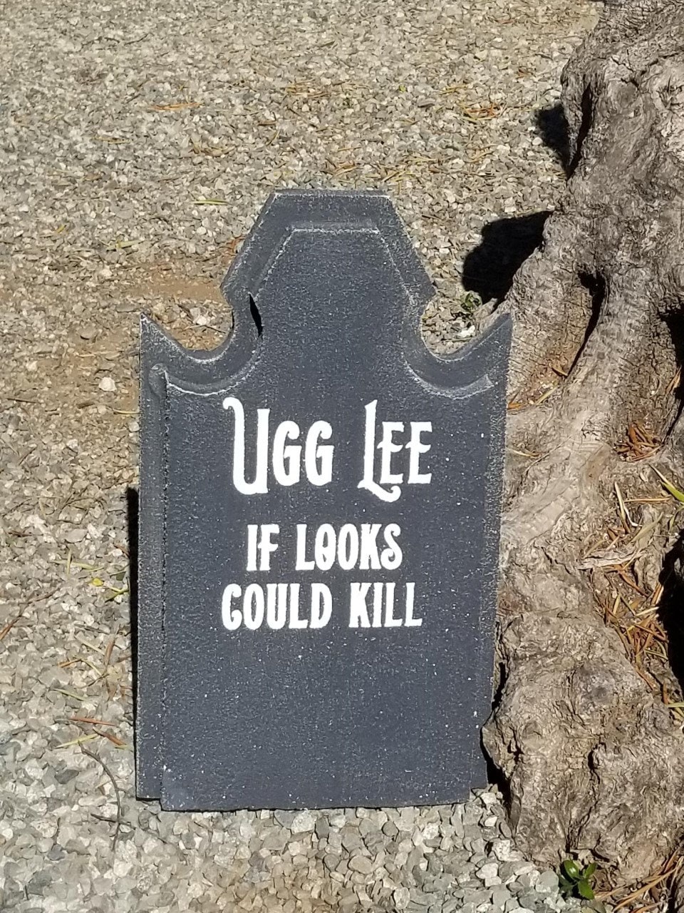 Custom Halloween Tombstone: LED Illuminated Gravestone, Personalized ...