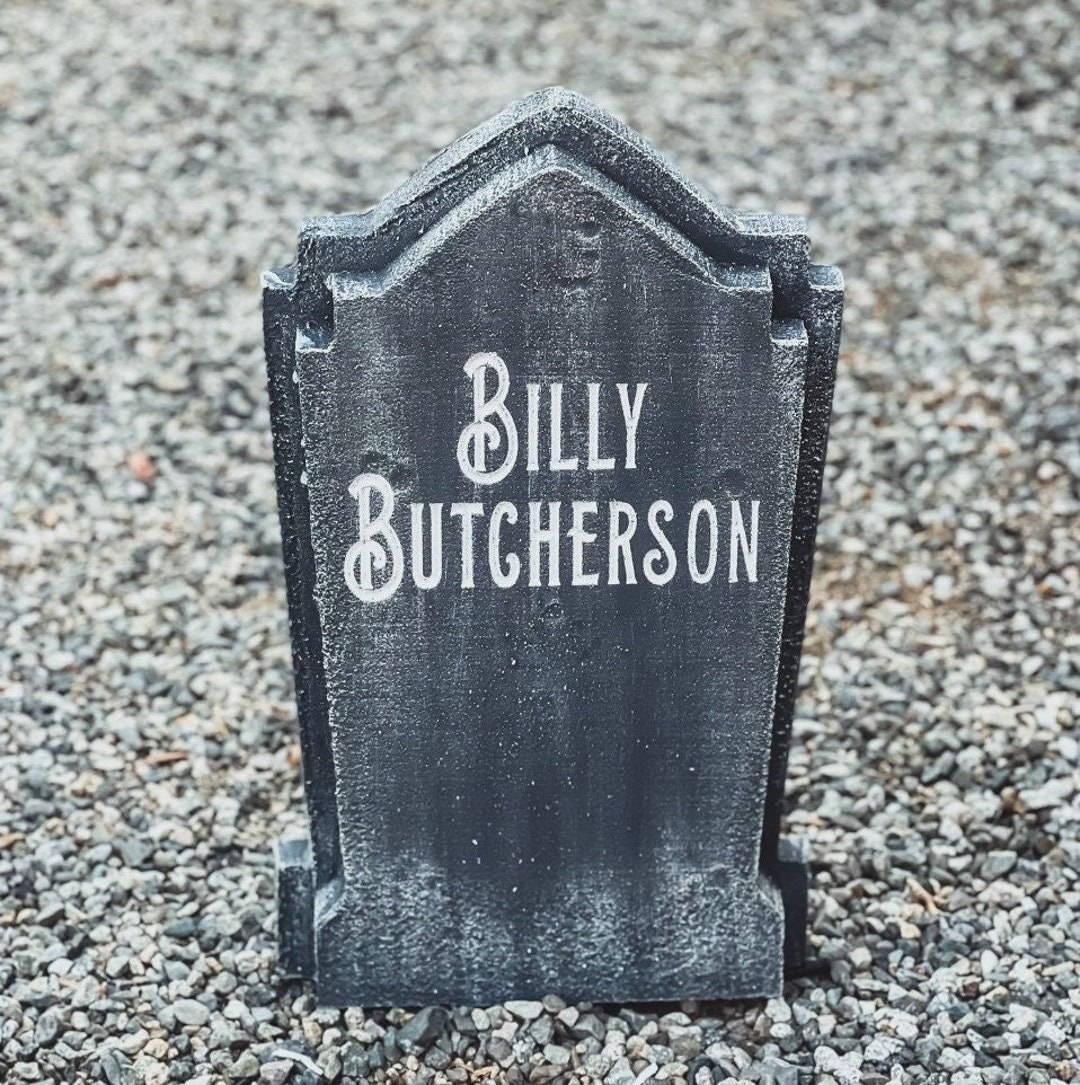 Handmade Billy Butcherson Tombstone: Hocus Pocus Halloween Prop - Etsy