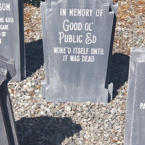 Funny RIP Work Ethic Tombstone: LED Illuminated Halloween Decoration - Etsy