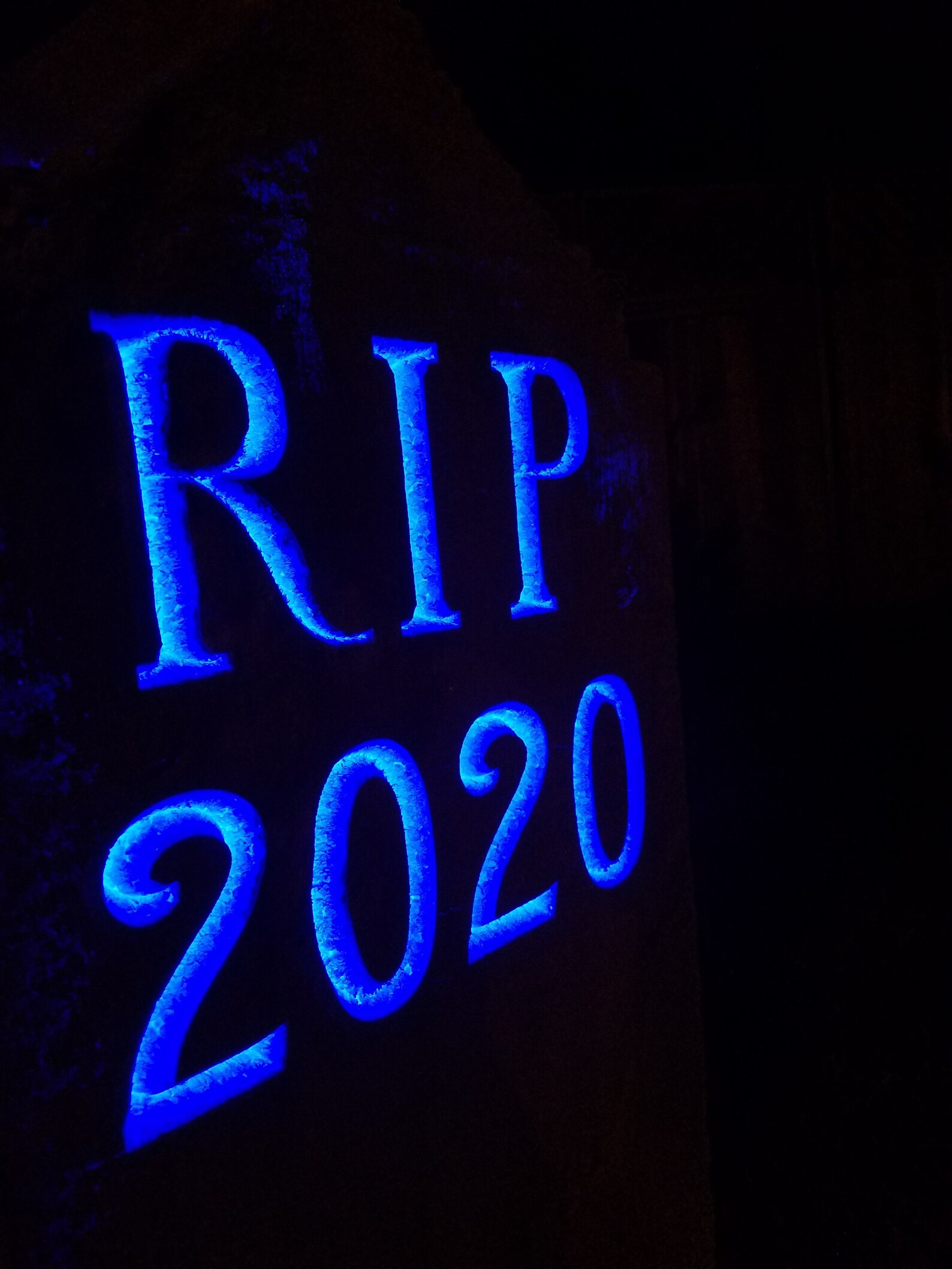 Custom RIP Tombstone: LED Illuminated Halloween Graveyard Prop - Etsy