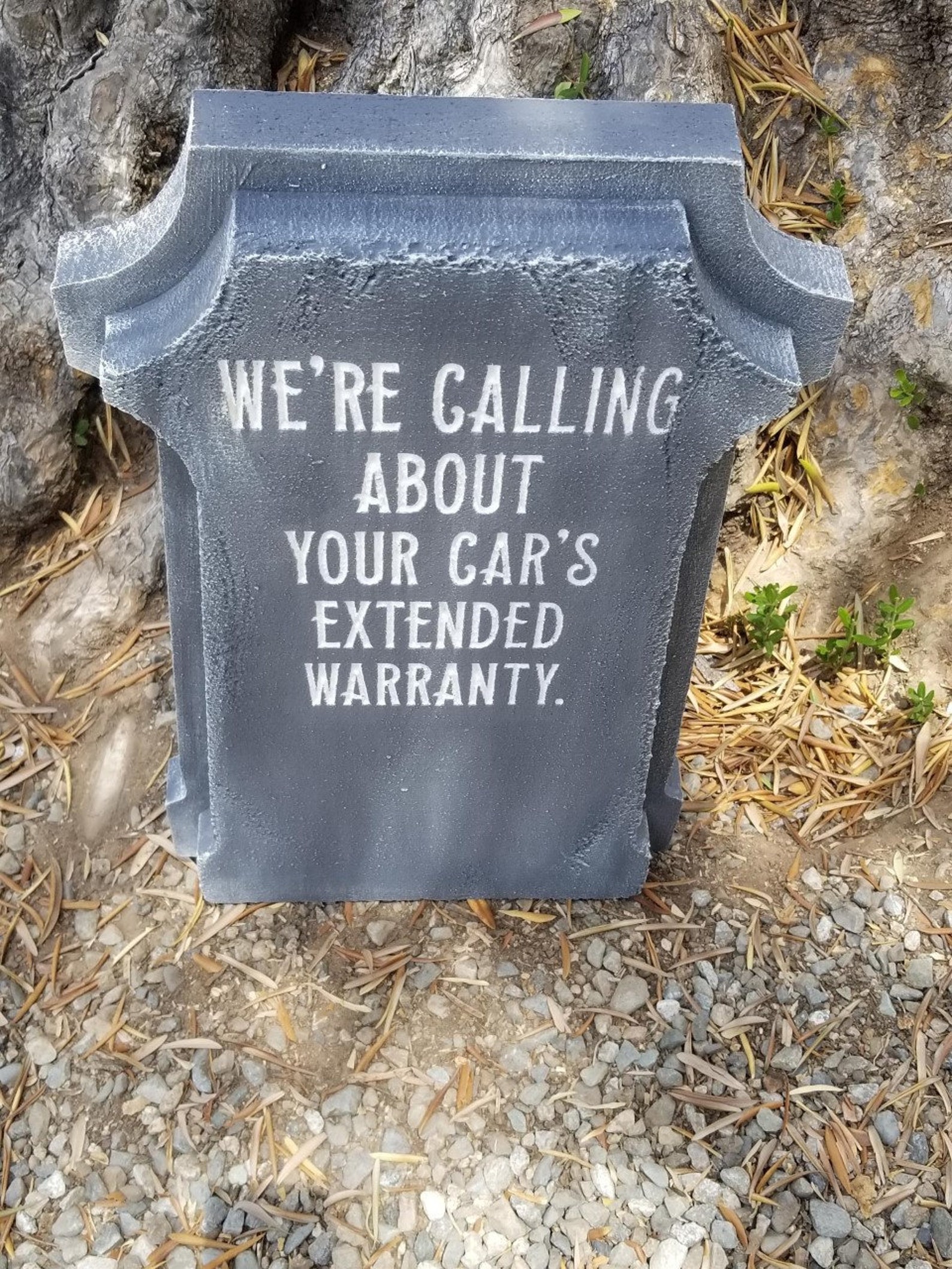 Custom Halloween Tombstone: LED Illuminated Gravestone, Personalized ...