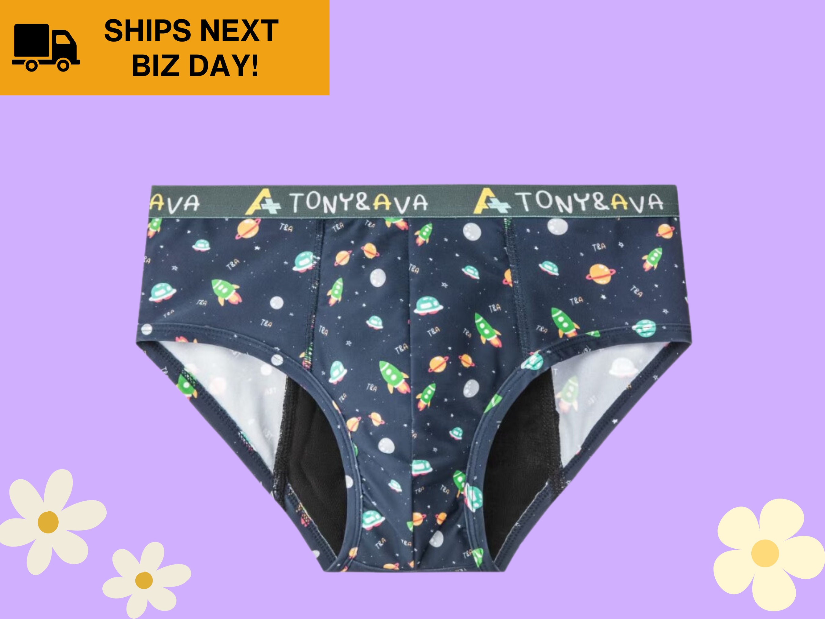 Classic Absorbent Big Kid Briefs, Potty Training Undies, Incontinence ...