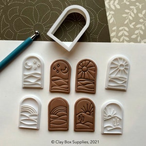 Horizon Stamp Set Made for Use With Polymer Clay - Etsy UK