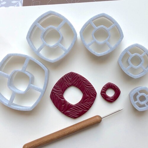 Curved Square Donut Cutter Made for Use With Polymer Clay - Etsy