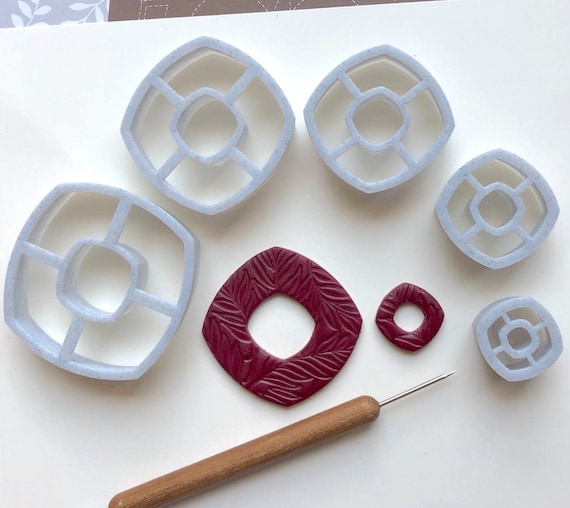 Curved Square Donut Cutter Made for Use With Polymer Clay - Etsy