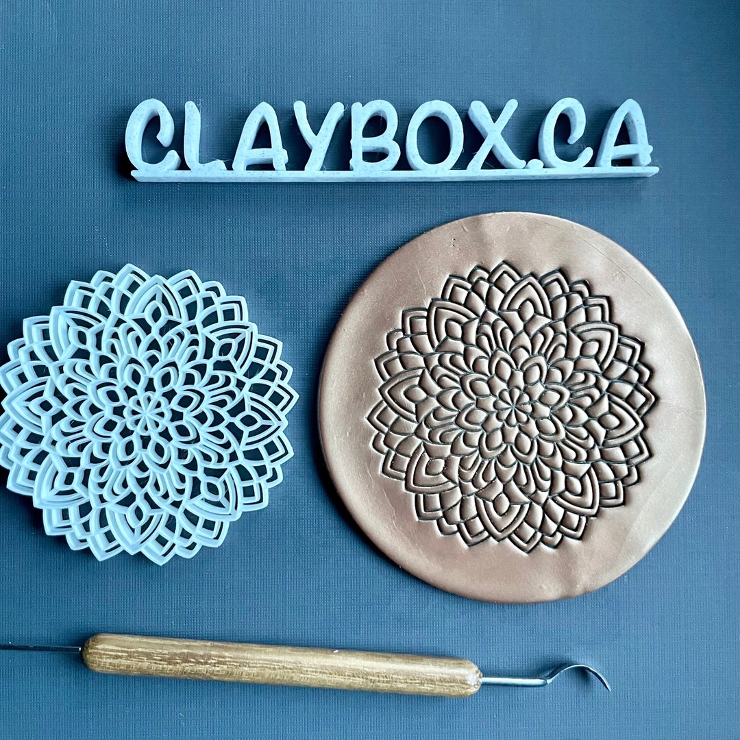 Mandala Stamp 3 - Made for Use With Polymer Clay - Etsy