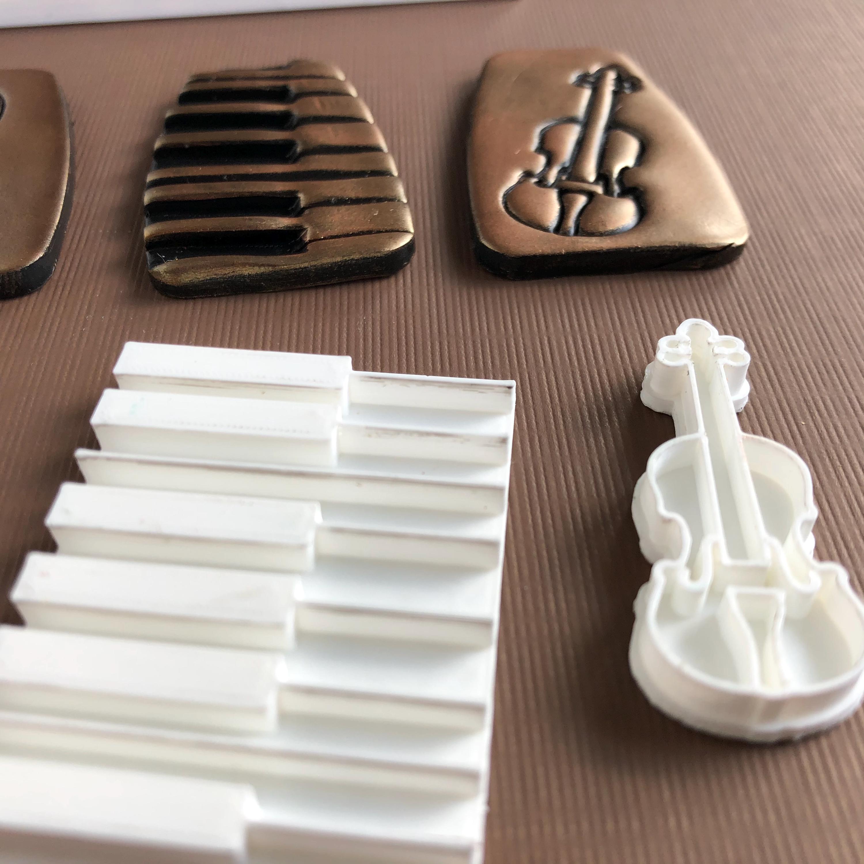 Music Stamps - Made for Use With Polymer Clay - Etsy