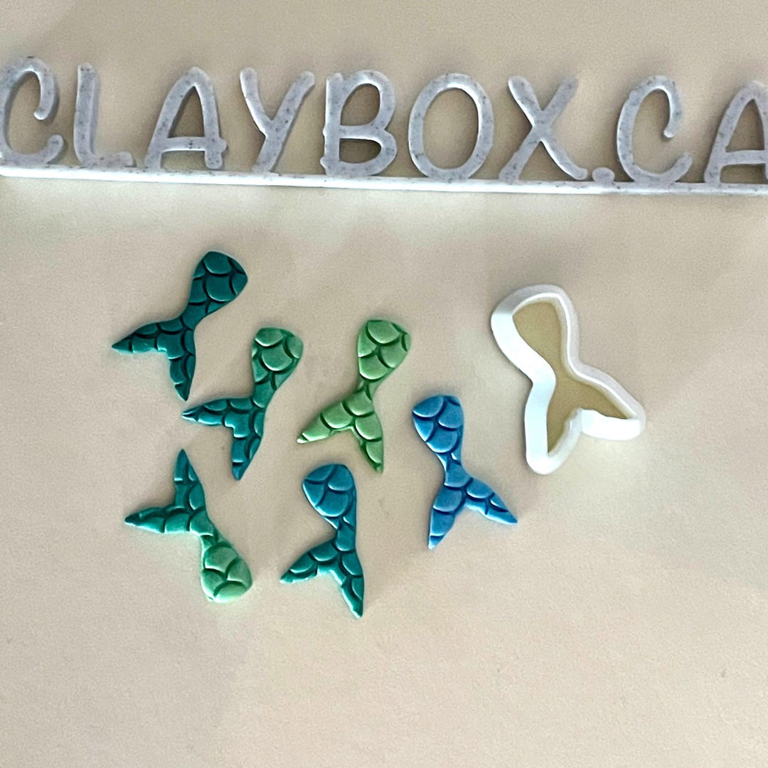 Mermaid Tail Cutter for Polymer Clay - Tapered Edge Design - Etsy