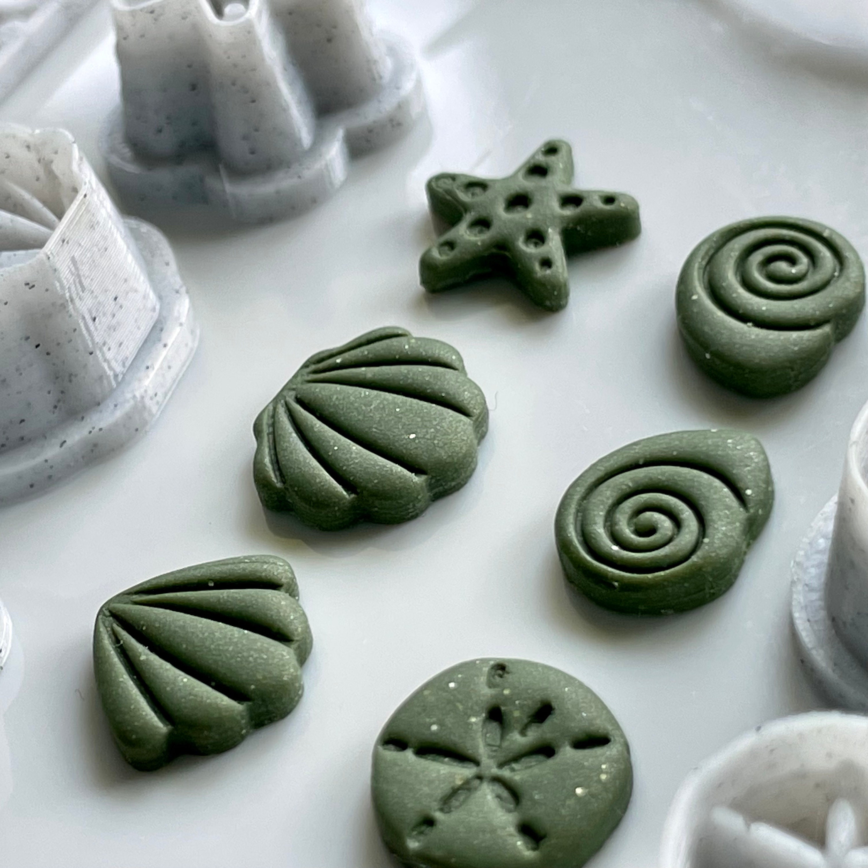 Sea Life Stud Cutter Set | 3D Printed Polymer Clay Cutters | Ocean ...