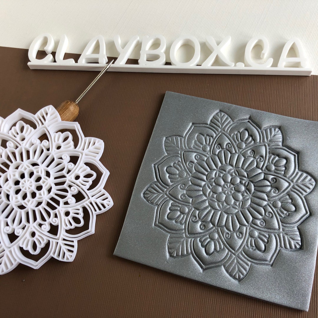 Mandala Stamp 1 - Made for Use With Polymer Clay - Etsy