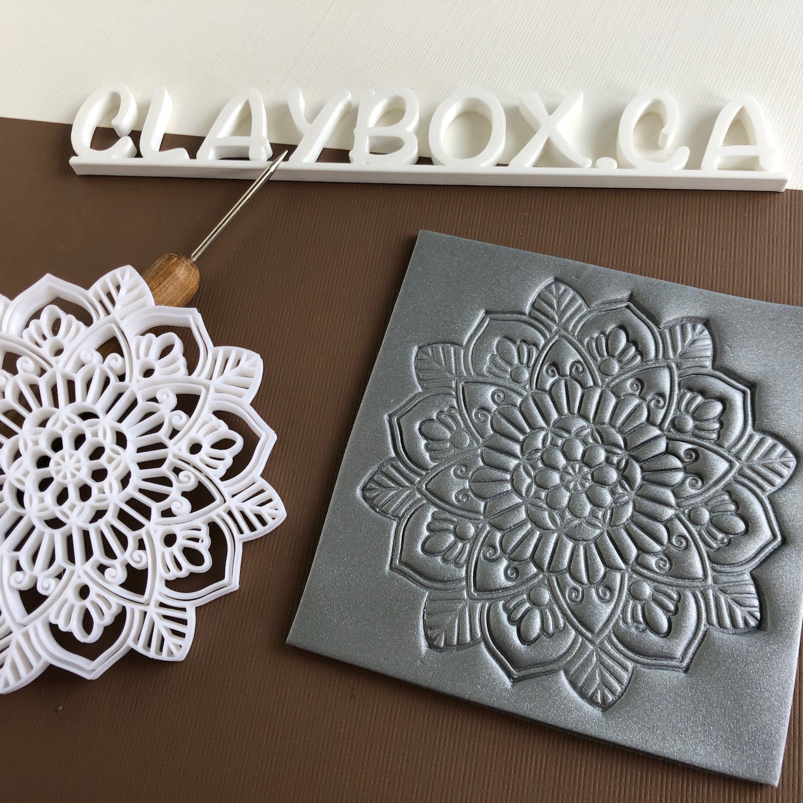 Mandala Stamp 1 - Made for Use With Polymer Clay - Etsy Canada