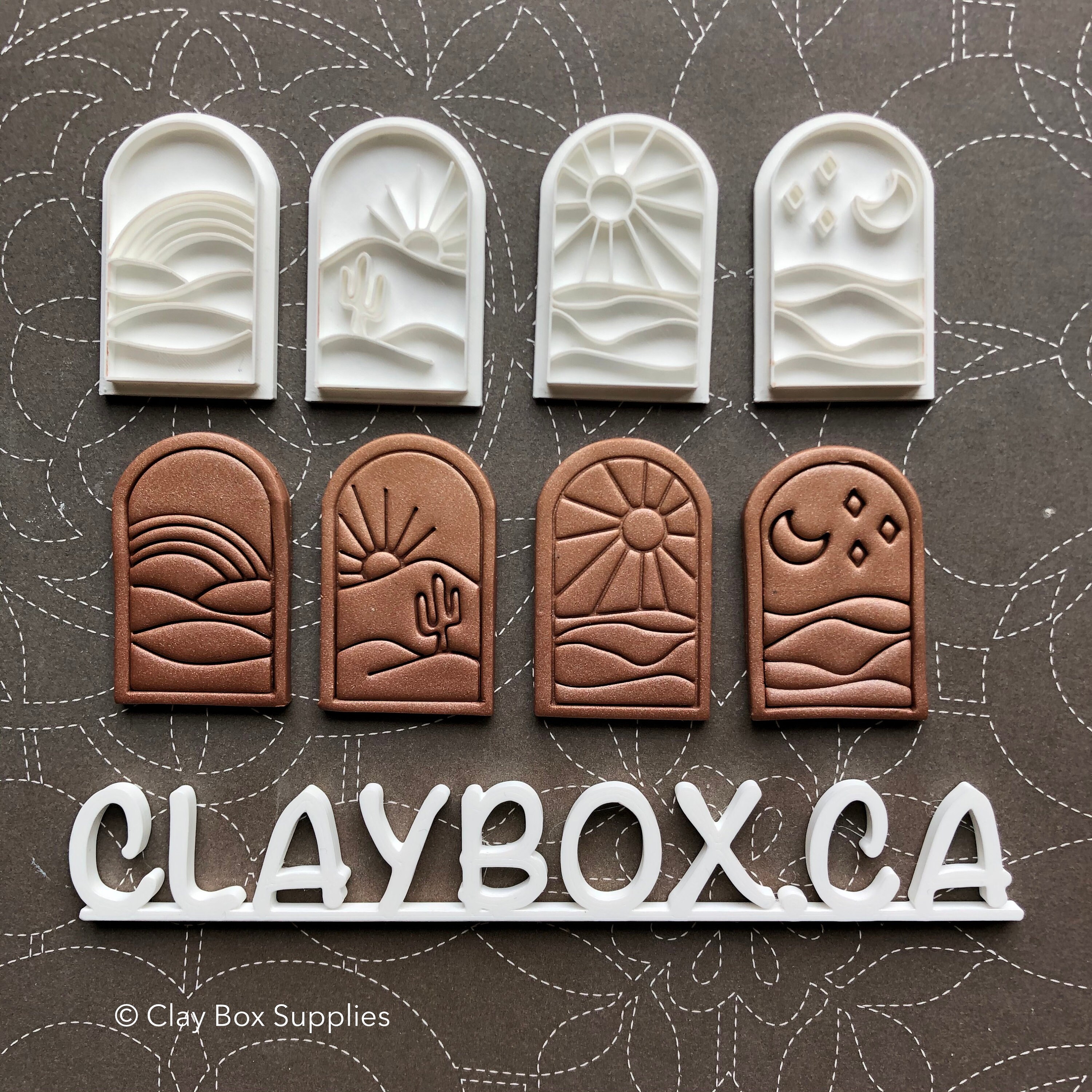 Horizon Stamp Set Made for Use With Polymer Clay - Etsy UK