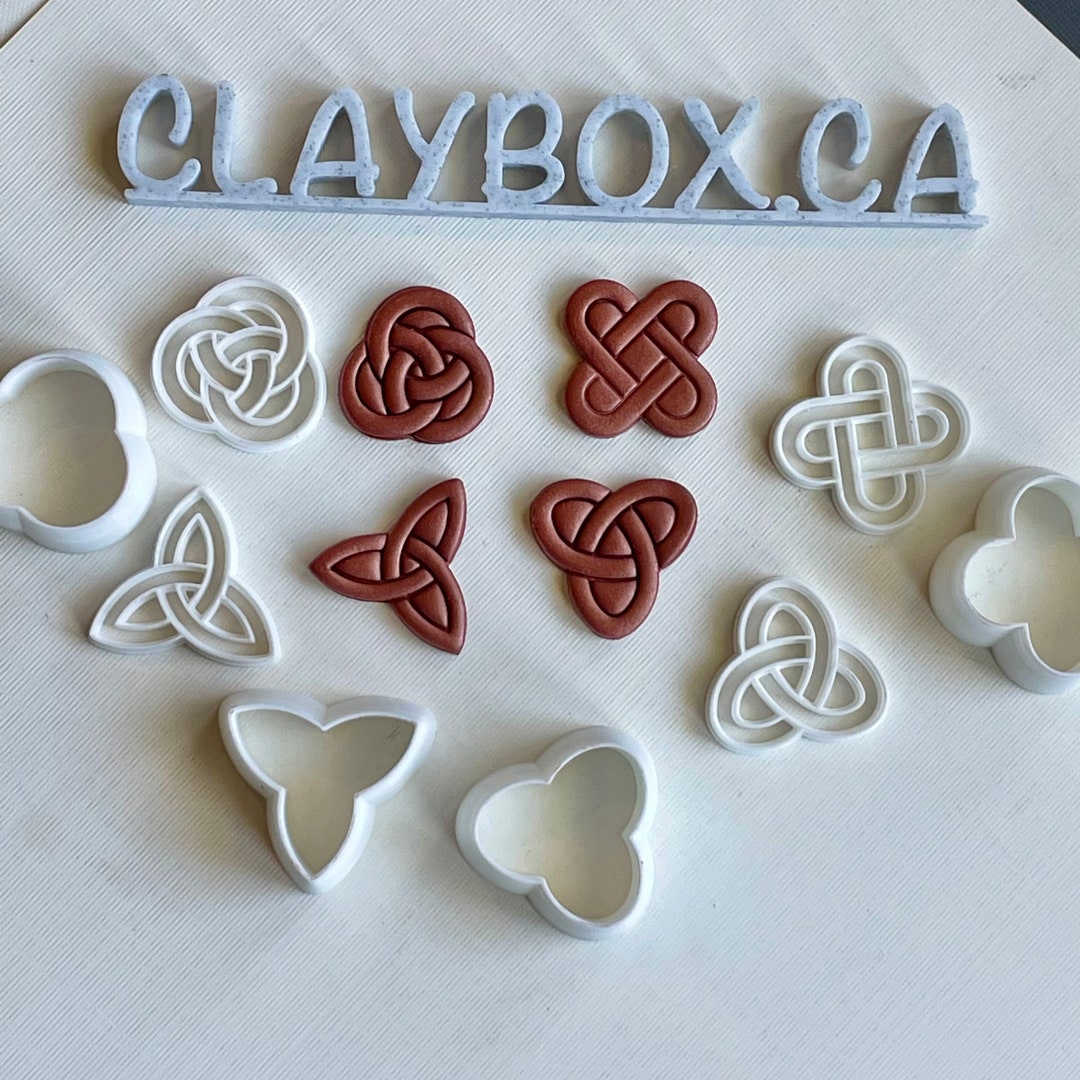 Celtic Stamp Set 2 With Matching Cutters - Made for Use With Polymer ...