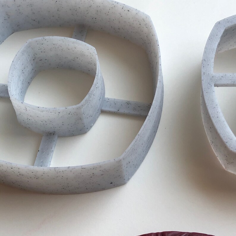 Curved Square Donut Cutter Made for Use With Polymer Clay - Etsy