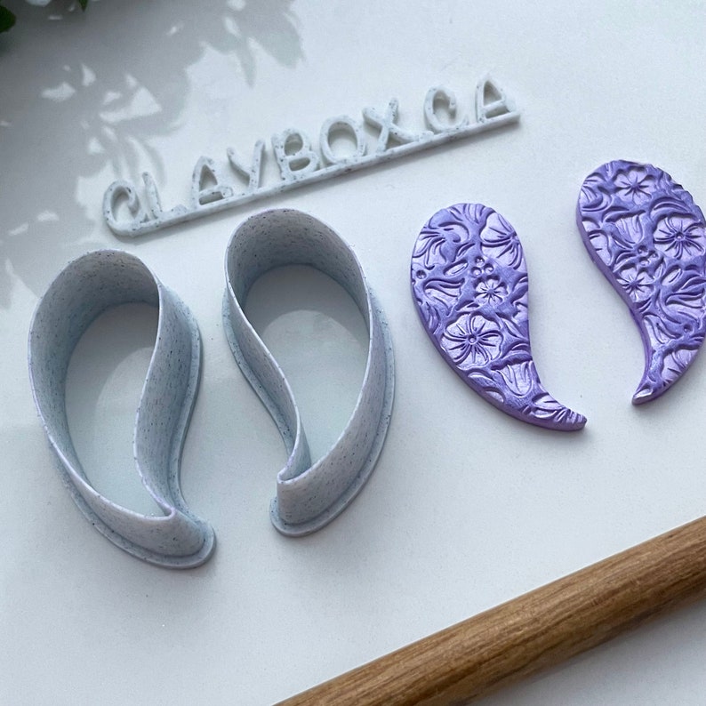 Paisley Cutter Pair - Polymer Clay Tools - Etsy