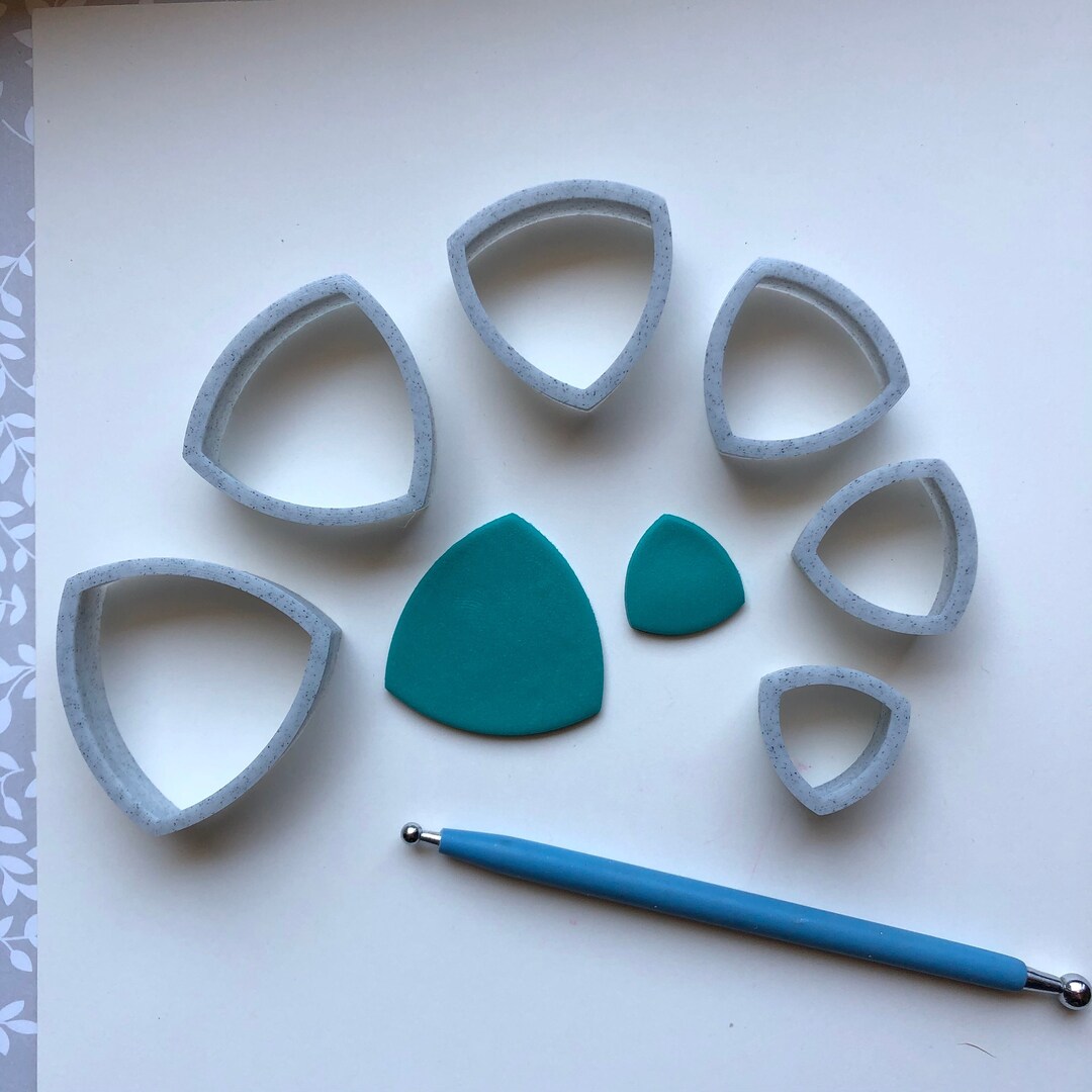 Rounded Triangle Cutter Set - Made for Use With Polymer Clay - Etsy