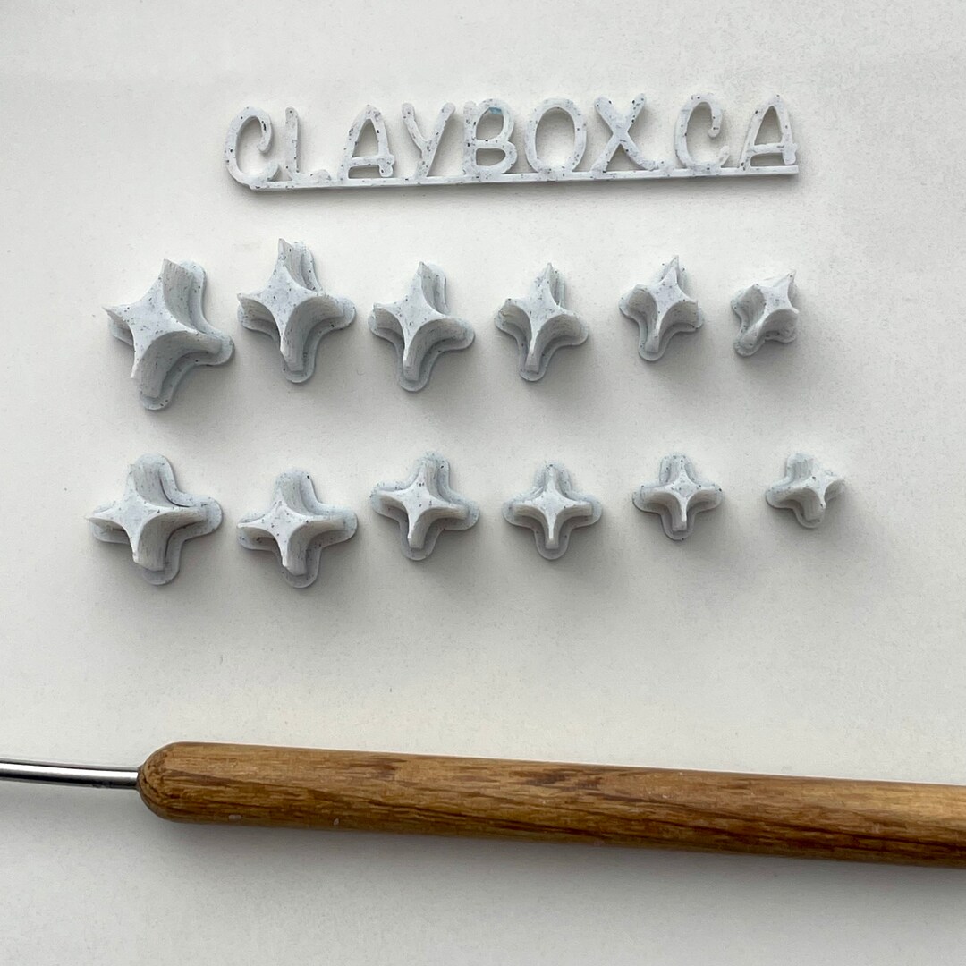 Star Stamp Set - Made for Use With Polymer Clay - Etsy