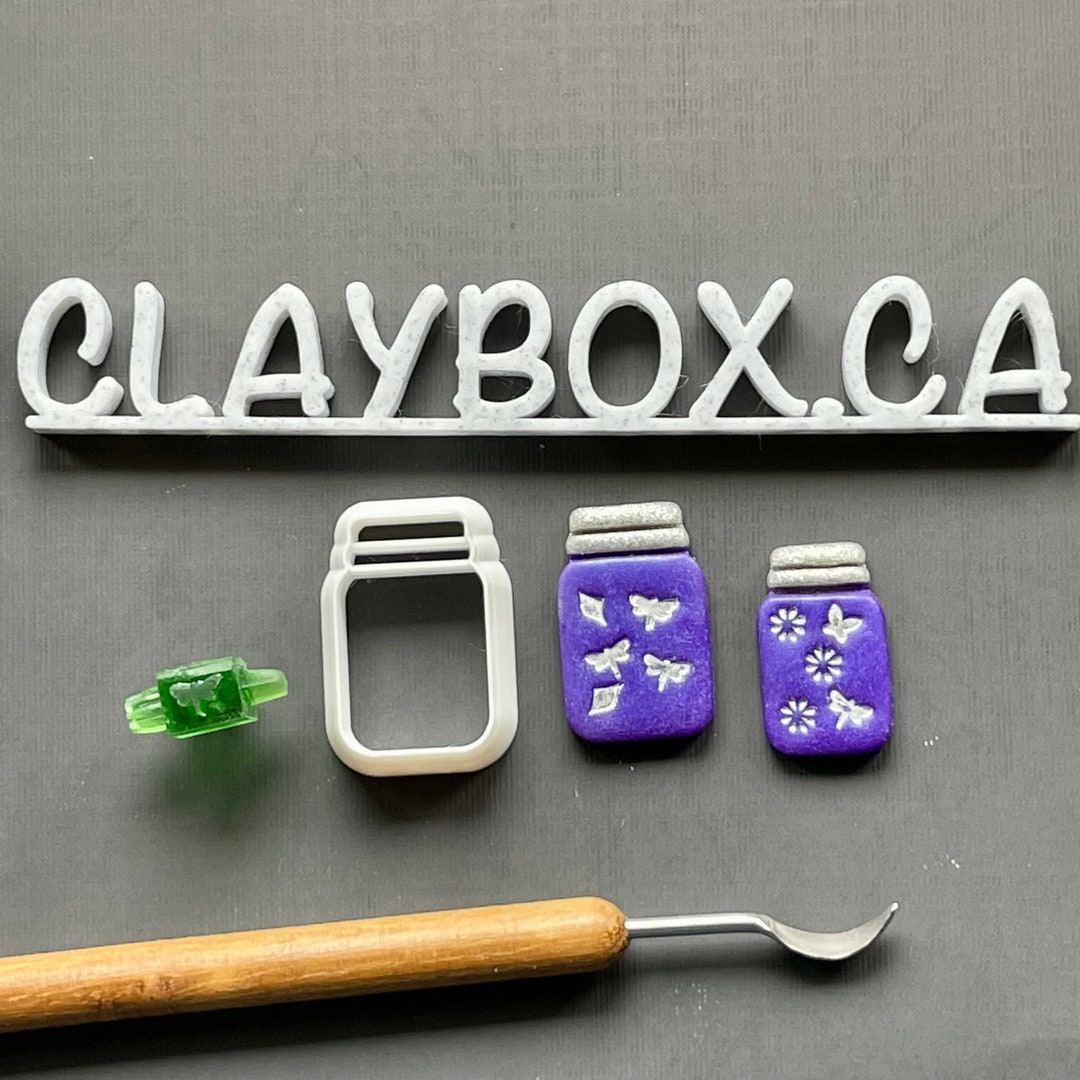 Mason Jar Cutter and Four Sided Stamp - Etsy