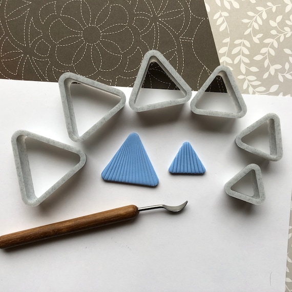 Equilateral Triangle with Round Corners Cutter Set Made | Etsy
