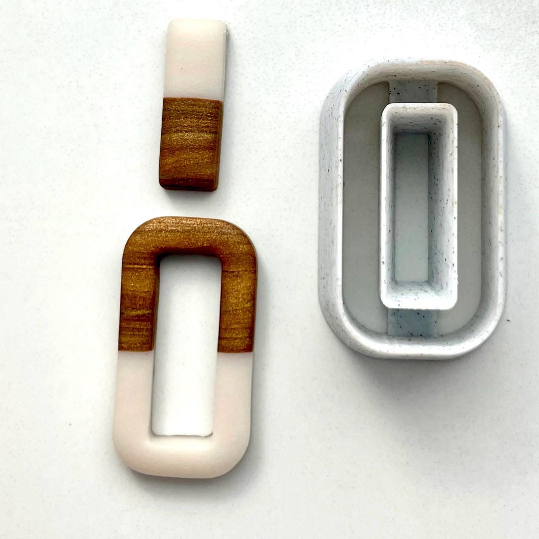 Rectangle round Corners Donut Cutter Made for Use With Polymer Clay - Etsy