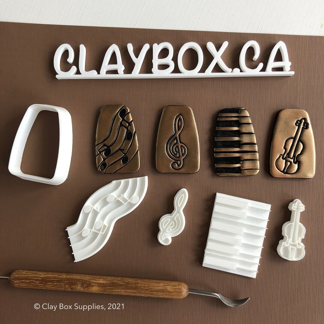 Music Stamps - Made for Use With Polymer Clay - Etsy