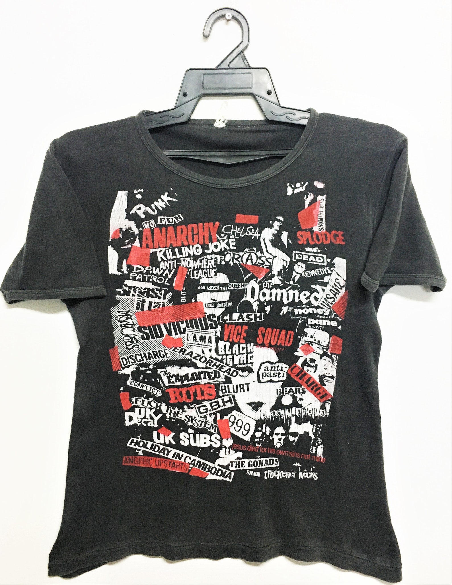Vintage 70s PUNK BAND Punk Rock Tour Concert Promo T-shirt Sex Pistols ...