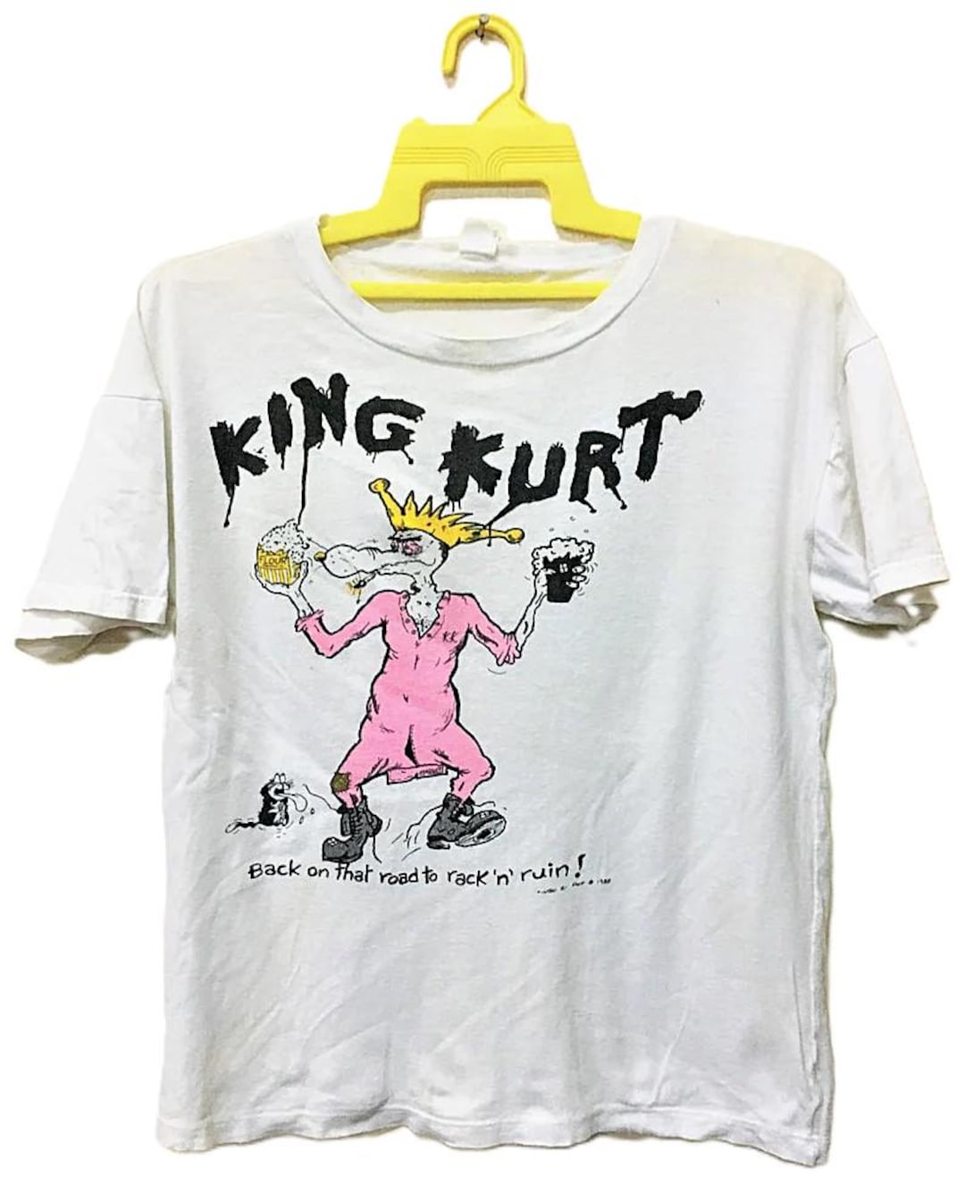 Vintage 80s 1985 KING KURT Psychobilly Punk Rock Concert Tour T Shirt ...