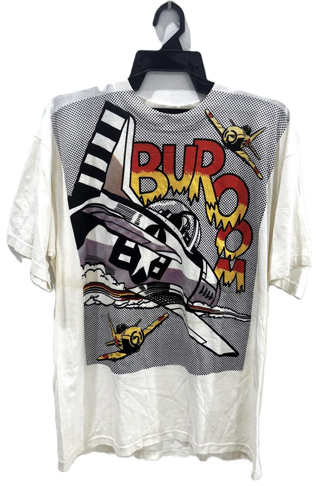 Vintage 80s ROY LICHTENSTEIN Jet Buroom Fifth Column Punk Rock Pop Art ...