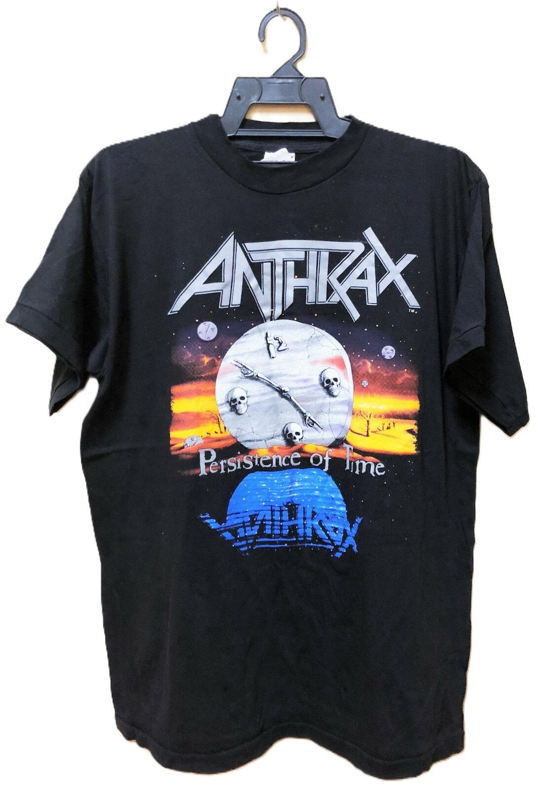 Vintage 1990 ANTHRAX Rock Thrash Metal Tour Concert T Shirt - Etsy