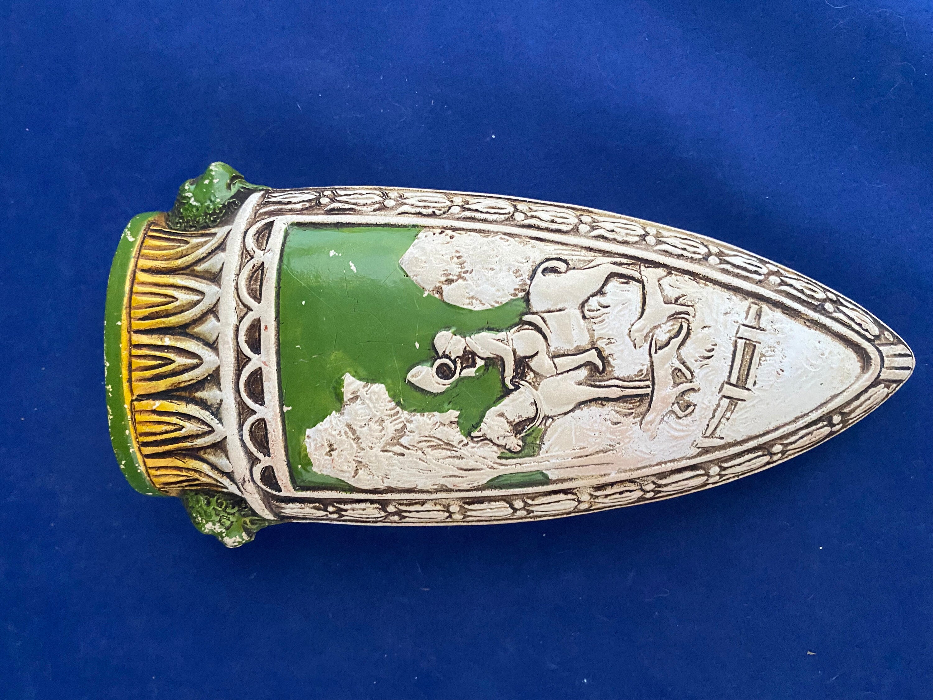 Wall Pocket / Vintage Art Pottery / Terra Cotta / Fox Hunt | Etsy