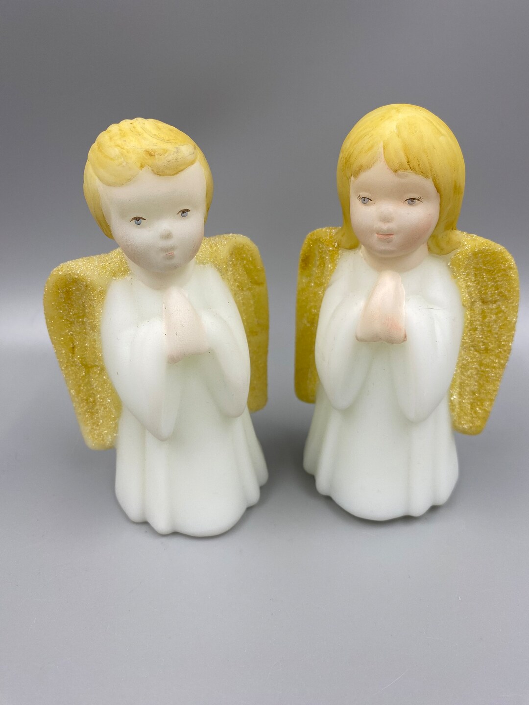 Fenton / Vintage Fenton / Fenton Art Glass Hand Painted Praying Girl ...