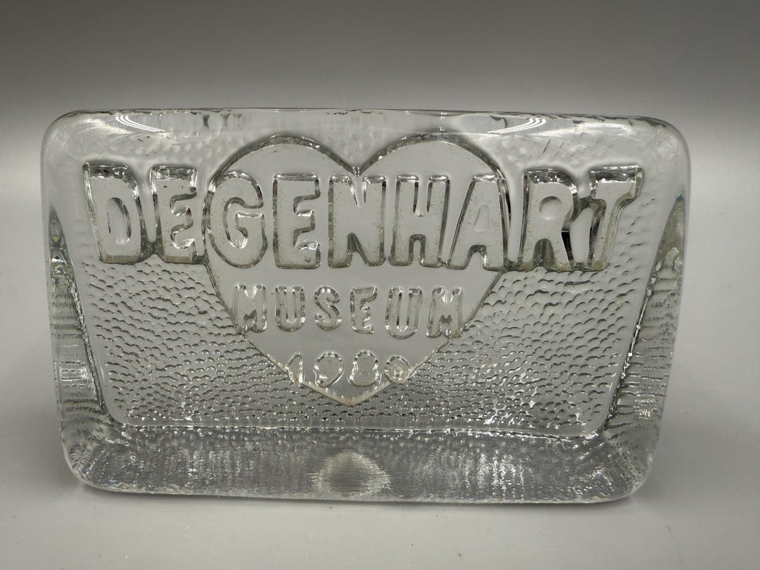 Degenhart / Glass Paperweight / Vintage Degenhart / Degenhart Museum ...