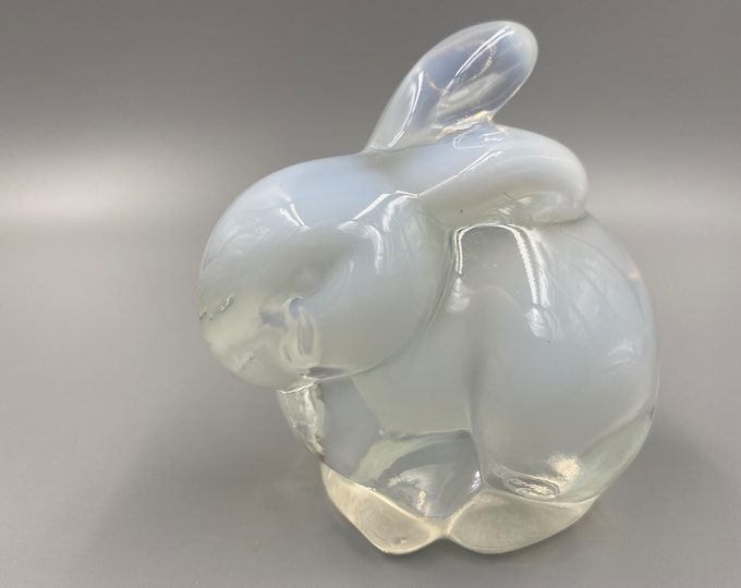 Fenton / Vintage Fenton / Fenton Art Glass Opalescent Rabbit/ Fenton ...