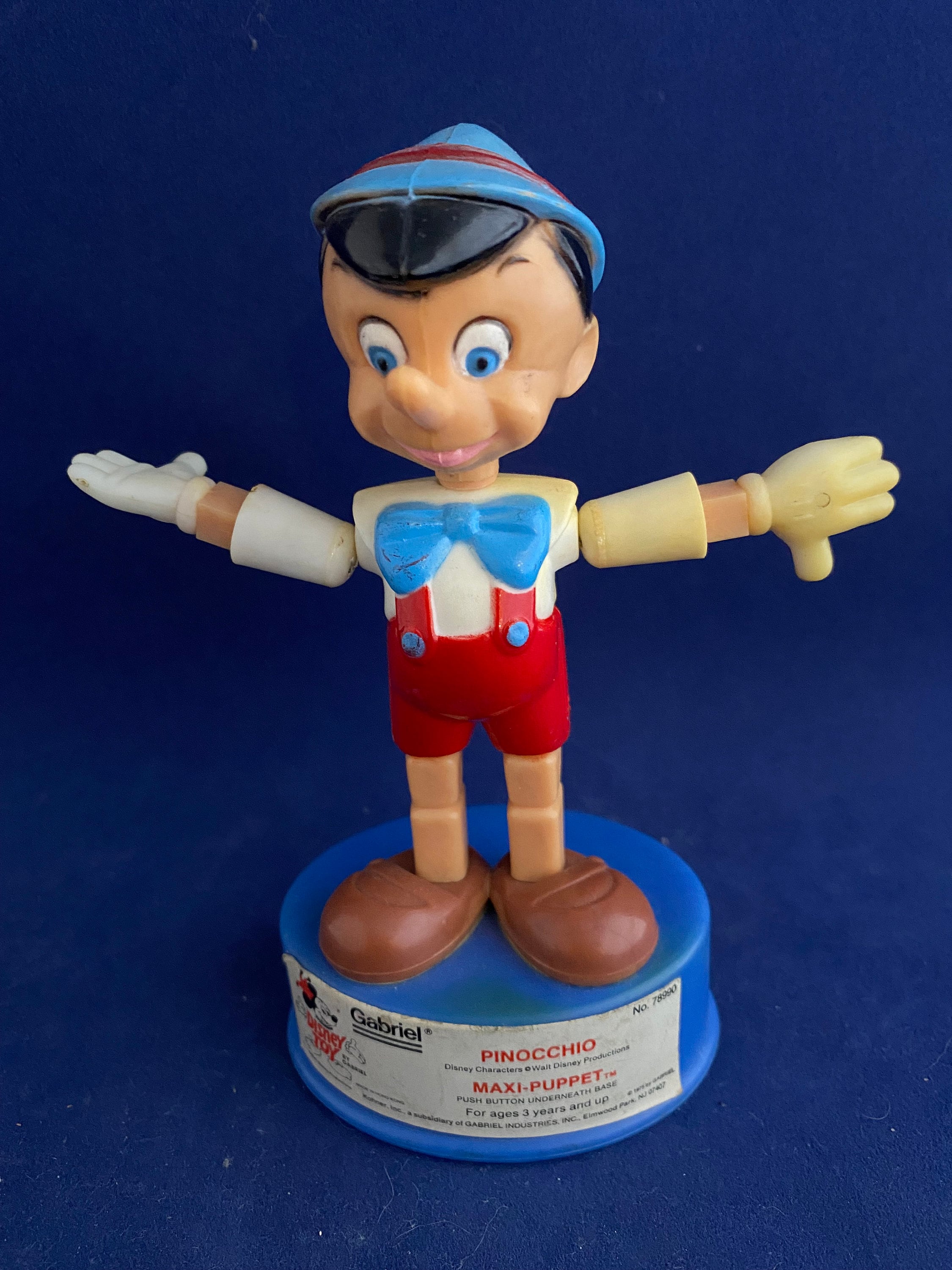 Pinocchio / Vintage Pinocchio Maxi Puppet / Disney Toy / | Etsy