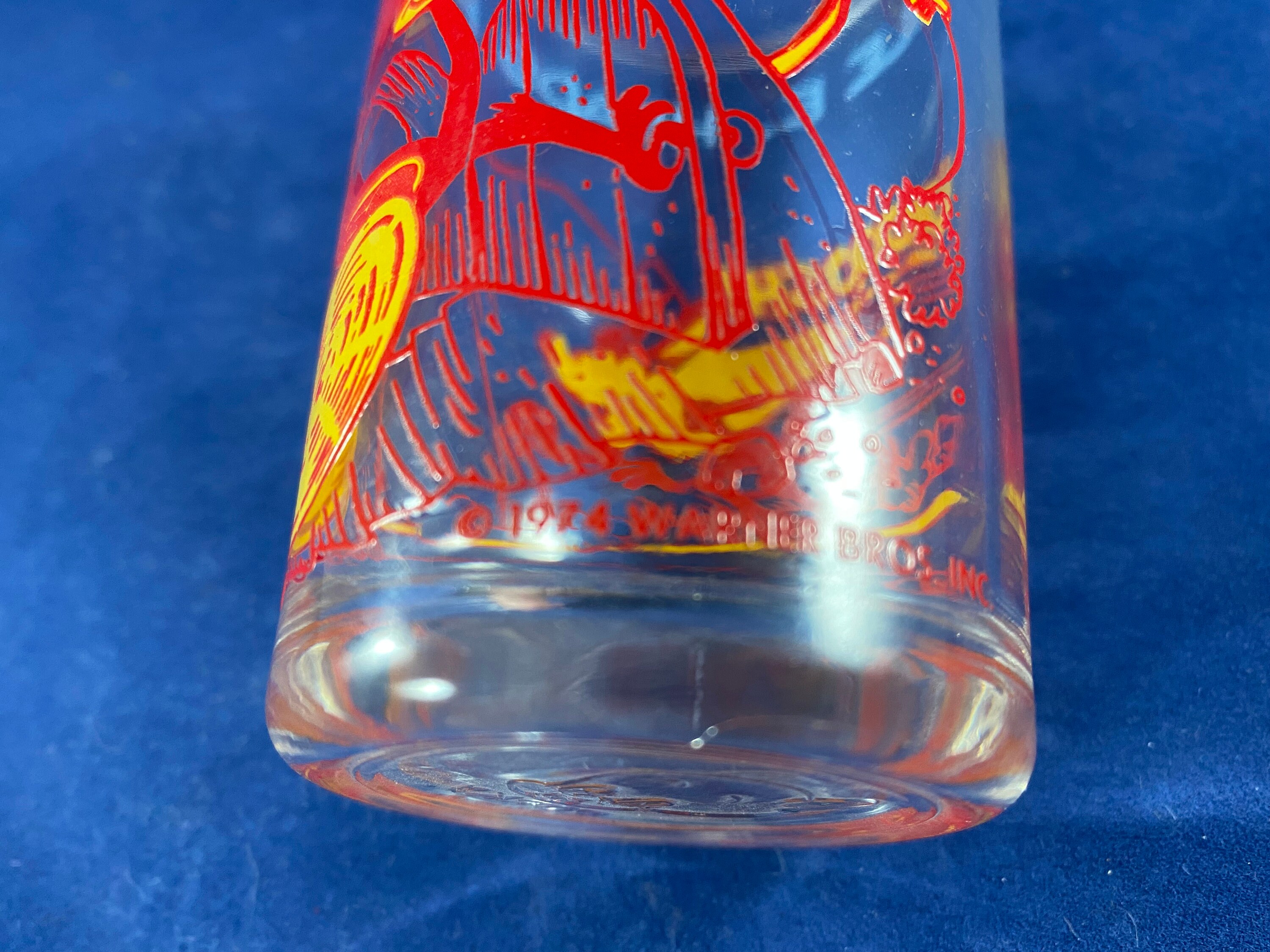 Warner Bros / Road Runner / Cartoon Drinking Glass / Warner | Etsy