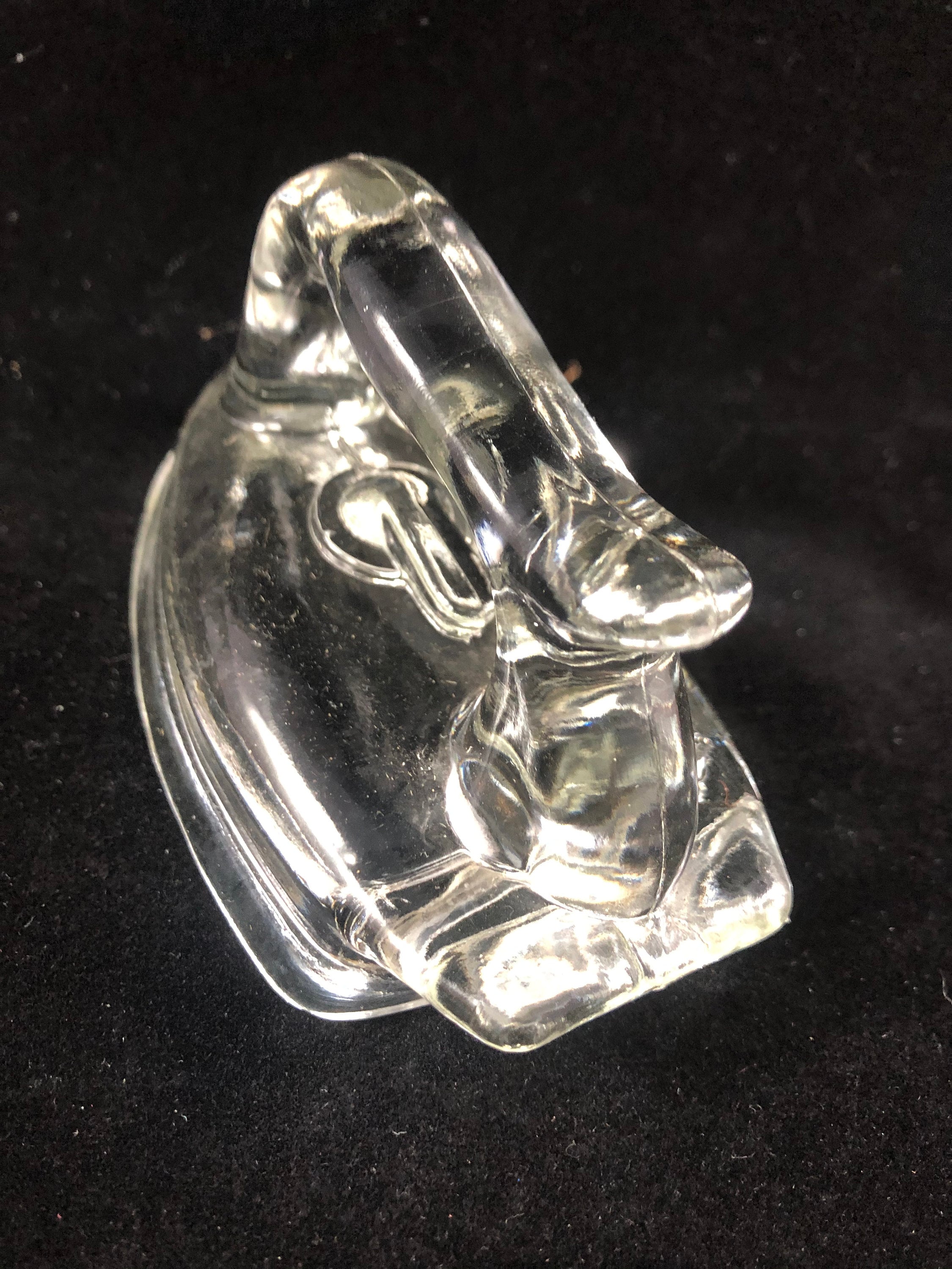 Glass Candy Container / Clothing Iron Candy Container / - Etsy