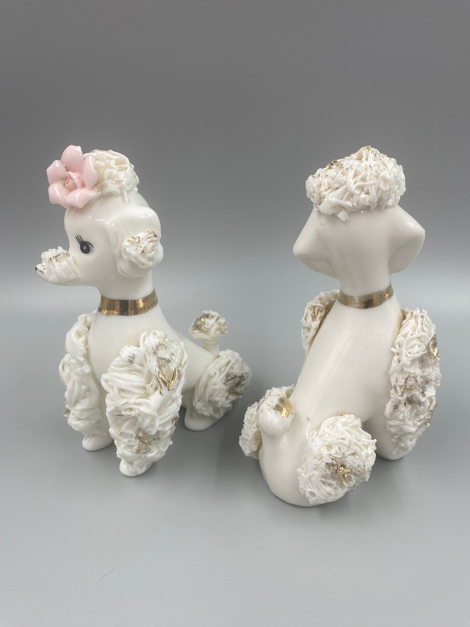 Poodle / Vintage Poodle / Mid Century Poodle With Spaghetti Trim ...