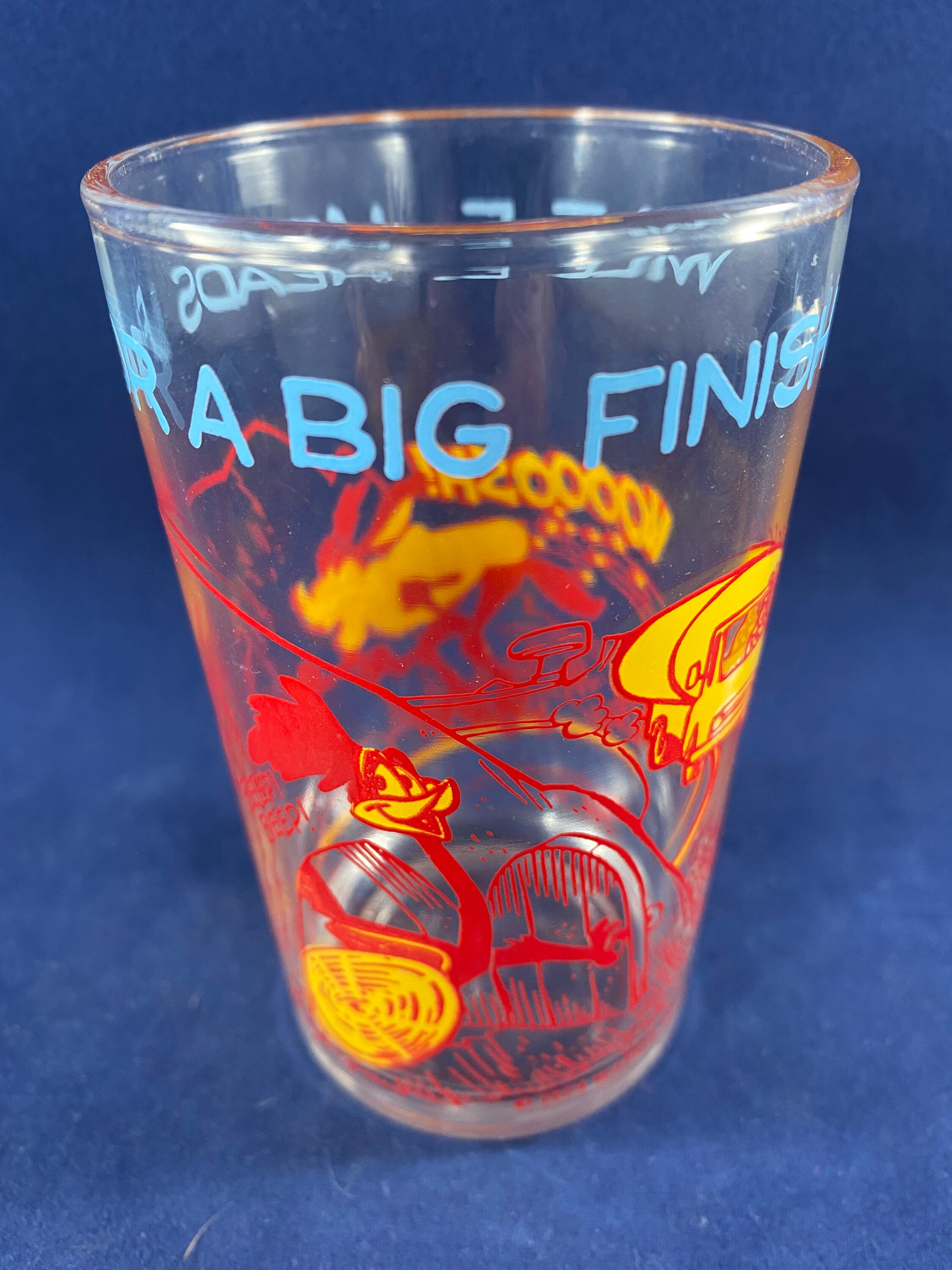 Warner Bros / Road Runner / Cartoon Drinking Glass / Warner Bros Juice ...