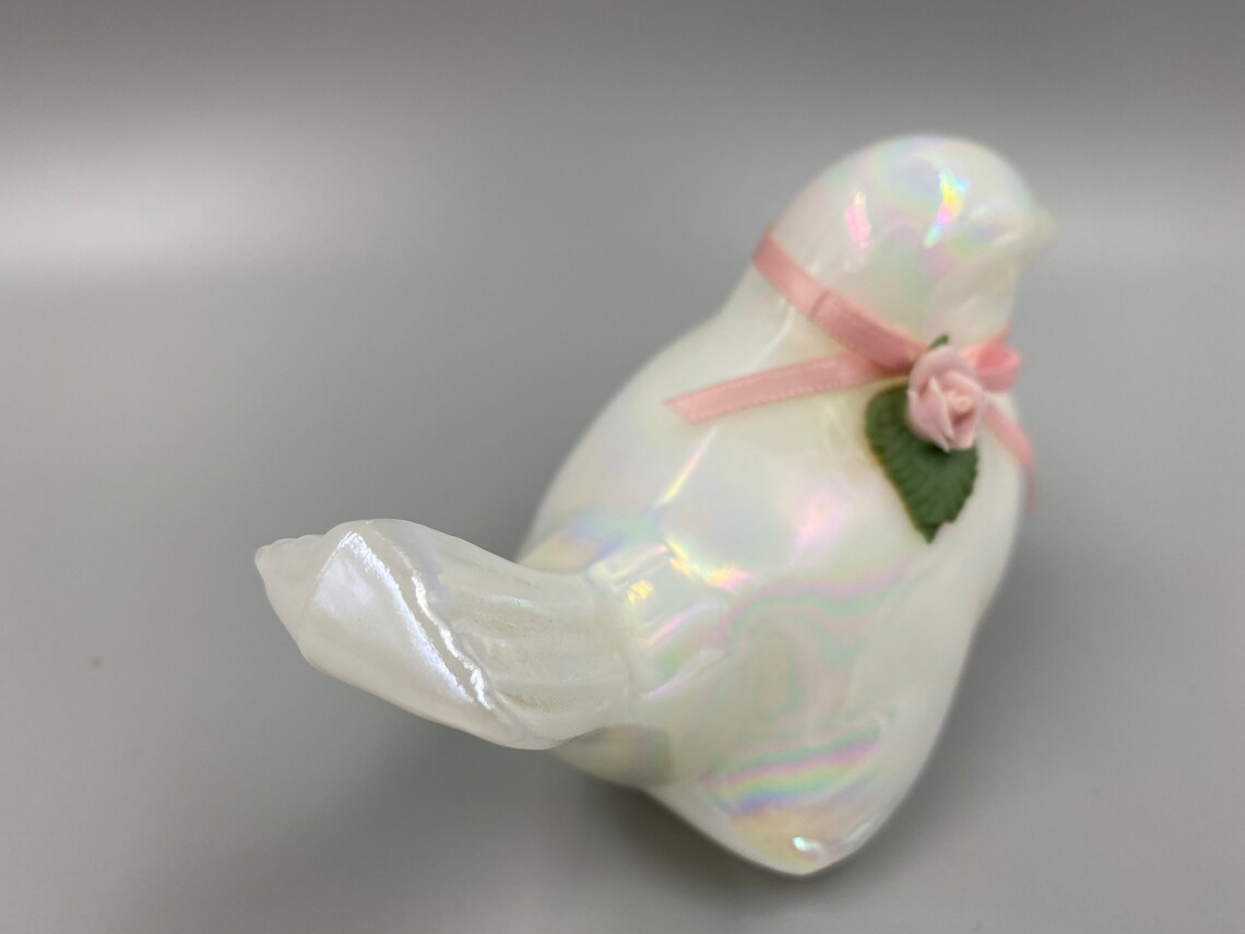 Fenton / Fenton Bird / Vintage Fenton / Fenton Iridescent Bird - Etsy