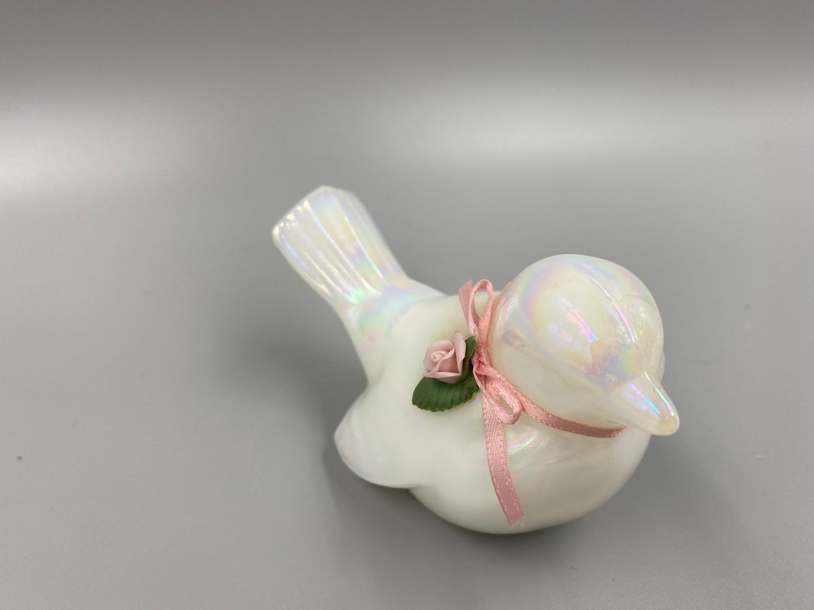 Fenton / Fenton Bird / Vintage Fenton / Fenton Iridescent Bird - Etsy