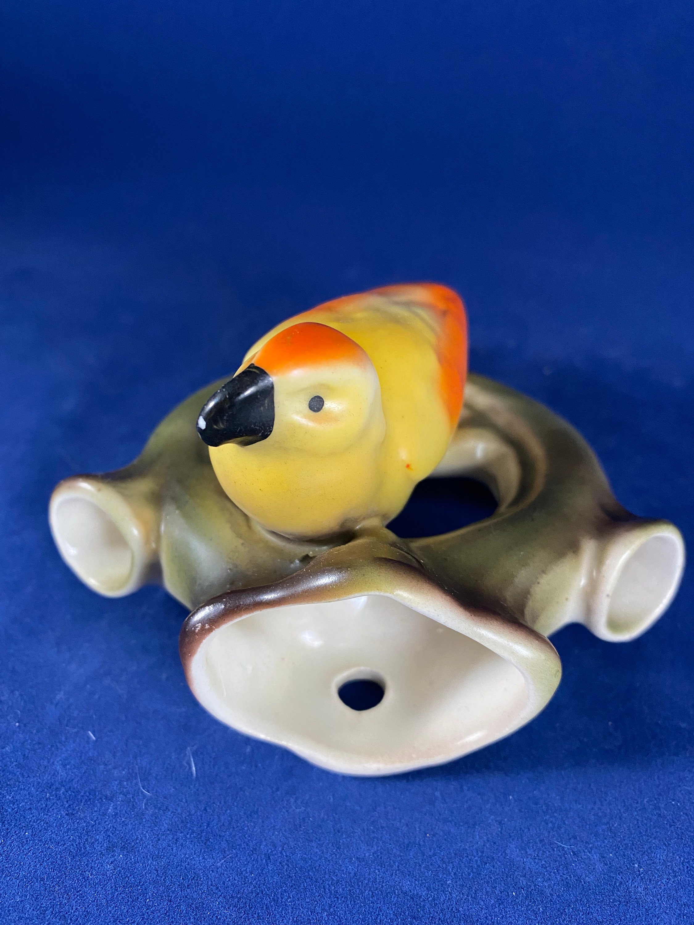 Czech Wall Pocket / Vintage Czech Pottery Bird Wall Pocket / - Etsy