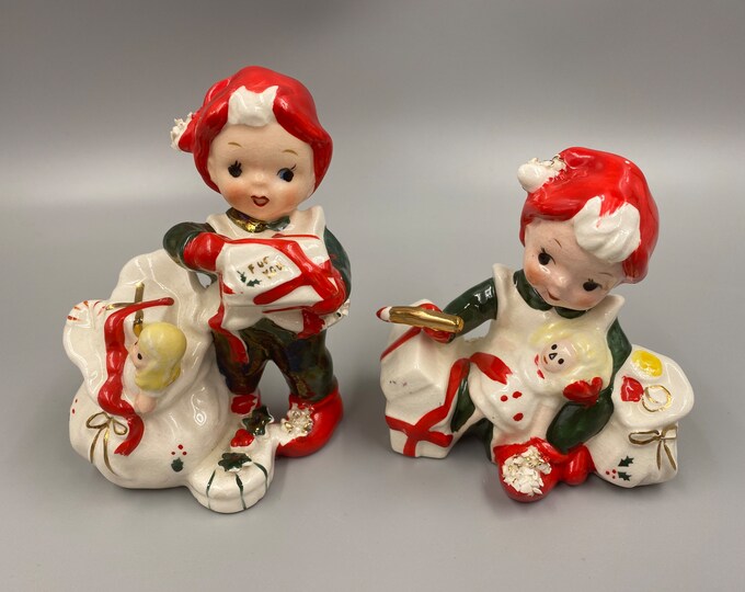 Lefton / Vintage Lefton / Christmas / Vintage Christmas / Lefton Pair ...
