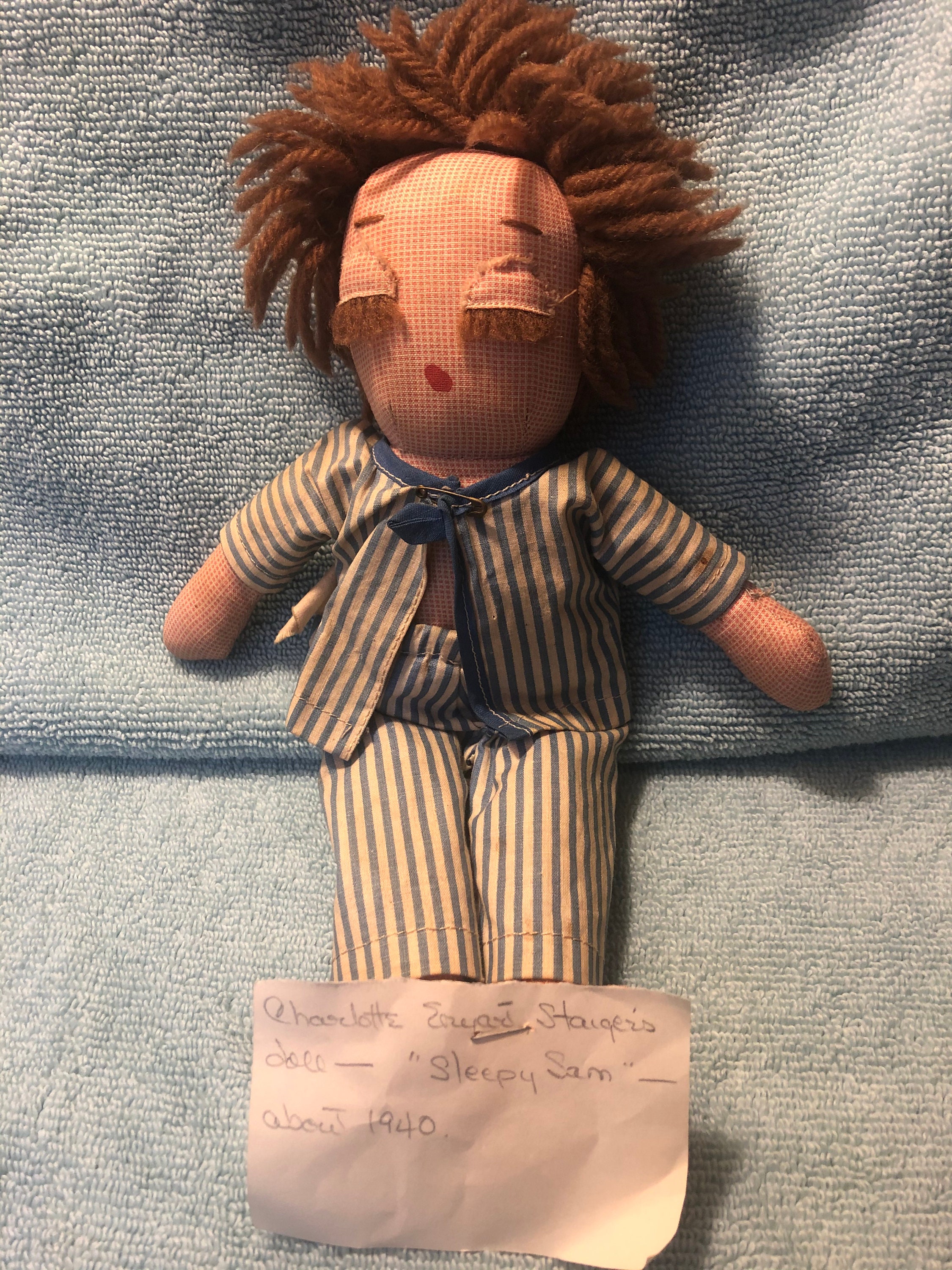 Sleepy Sam Cloth Doll George Borgfeldt Vintage Doll - Etsy